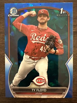 2023 Bowman Draft Sapphire Ty Floyd 1st Bowman Cincinnati Reds #BDC-155 ...