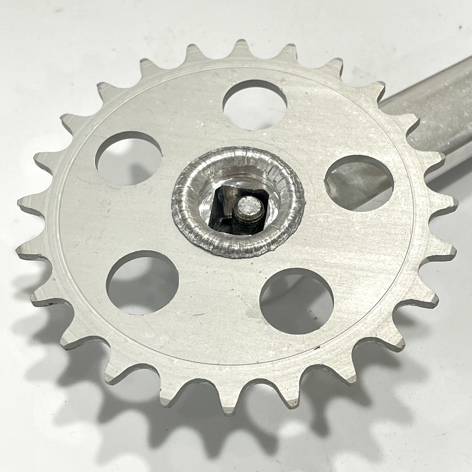 NOS Monty Trial Bike Trailsin Crank Set Arm Drive Right 24t Silver New ...