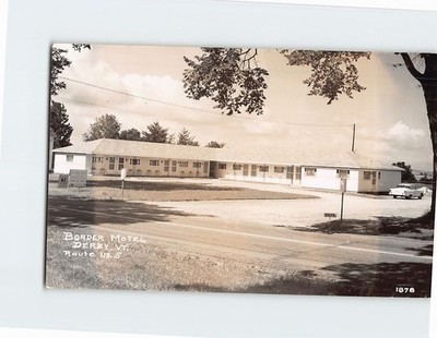 Postcard Border Motel Route US 5 Derby Vermont USA North America | eBay