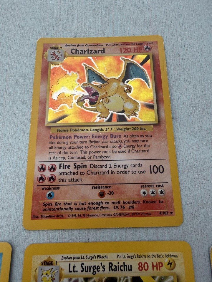 Pokémon Base Set Charizard | eBay UK