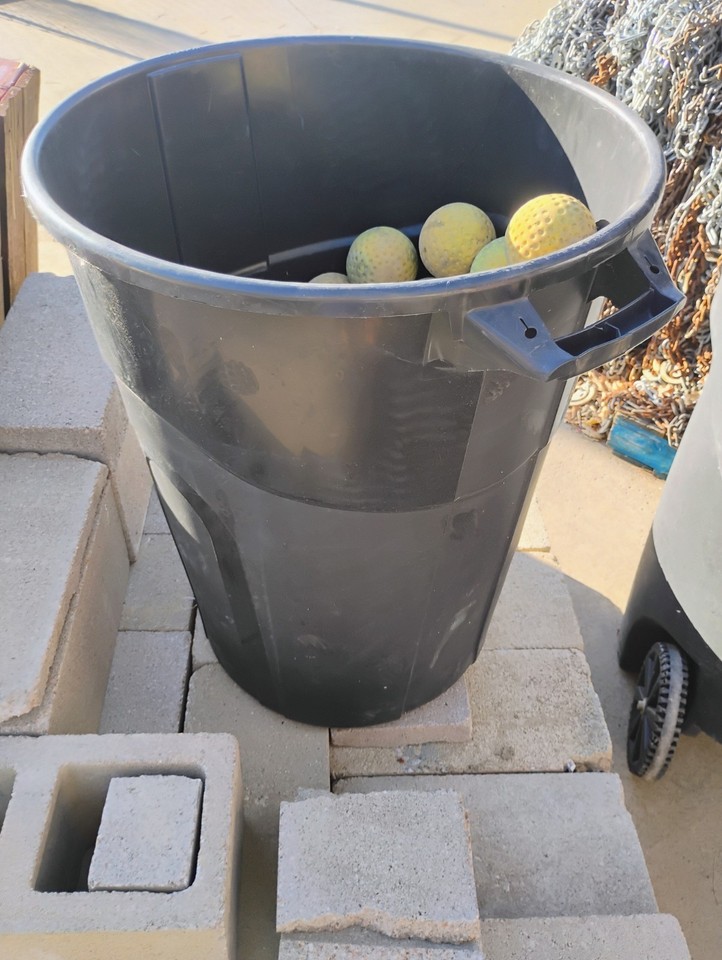 Very Worn 4 Dozen=48 Count Used 12" Dimpled Balls Machine Batting Cage ...