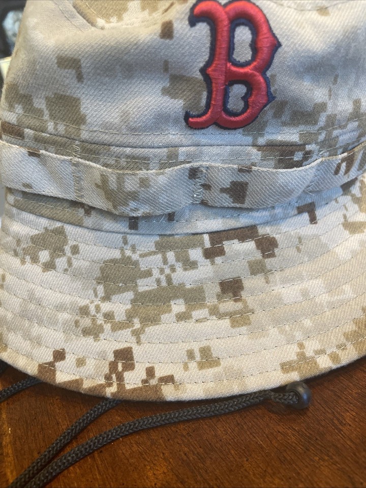 New Era Boston Red Sox Camo Bucket Hat Marine Corps Sz Medium EUC | eBay