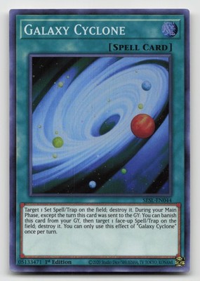 Yugioh Galaxy Cyclone Super Rare SESL-EN044 NM | eBay