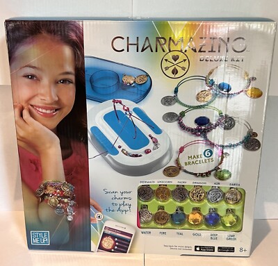 NEW Style Me Up! Charmazing Deluxe Bracelet Making Kit Nature. Makes 6 ...