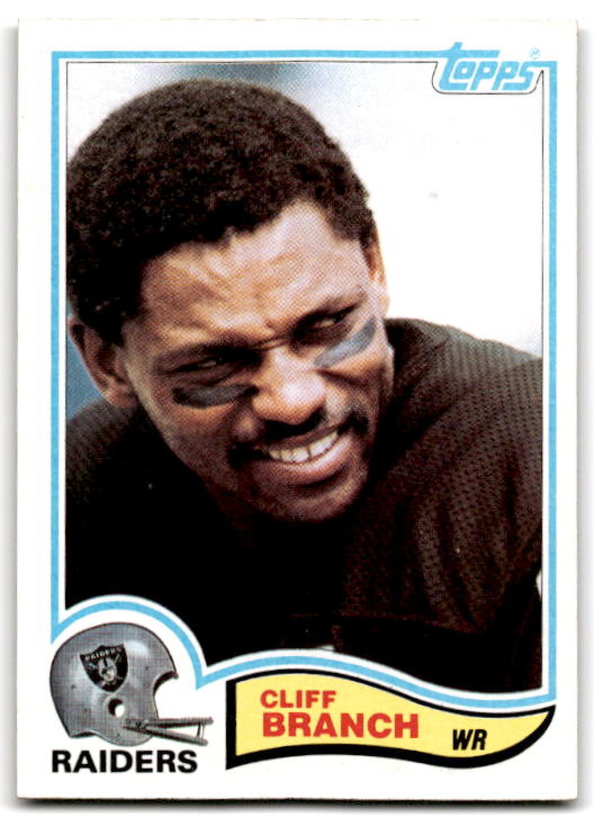 1982 TOPPS #186 CLIFF BRANCH RAIDERS | eBay