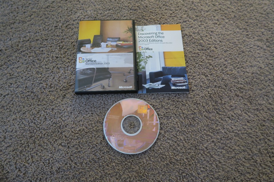 Microsoft Office 2003 Standard Edition_Full Version 805529996892 | eBay
