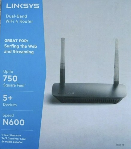 Linksys N600 Dual-Band WiFi 4 Router In Original Box | eBay