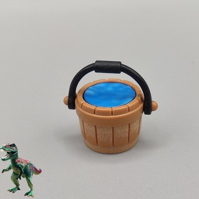 PLAYMOBIL wooden bucket with water medieval well village village ...