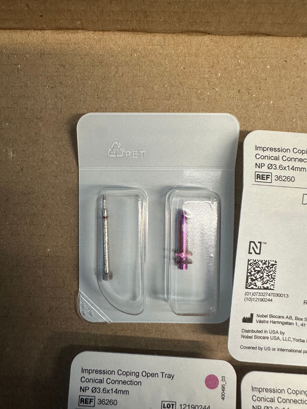Nobel Biocare NP Conical Open Tray Impression Coping (REF 36260) | eBay