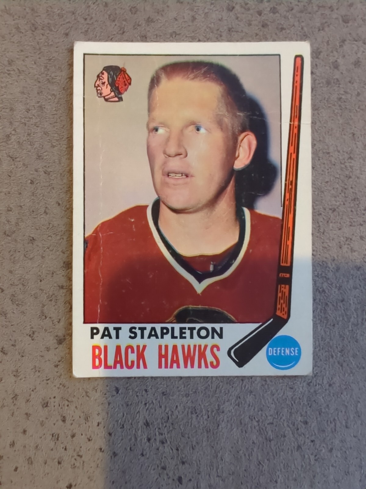 1969 Topps #69 Pat Stapleton Chicago Blackhawks | eBay