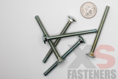 1/4-20 x 3" Carriage Bolt Grade 5 Steel Zinc Plated (250 PCS) | eBay