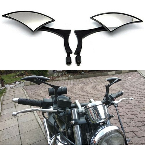 Motorcycle Rear View Side Mirrors For Honda Shadow VT 750 1100 VTX 1300 ...