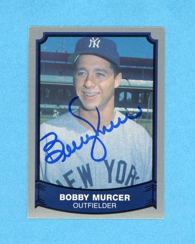 Bobby Murcer NY Yankees 1989 Pacific Legends 2 #196 Autographed ...