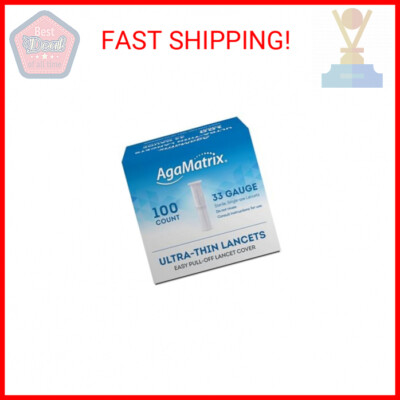AgaMatrix Lancets, 33 Gauge, 100 Count Box | eBay