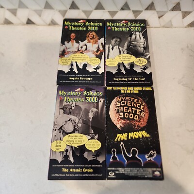 Lot of 4 Mystery Science Theater 3000 VHS Tapes The Movie, Angels ...