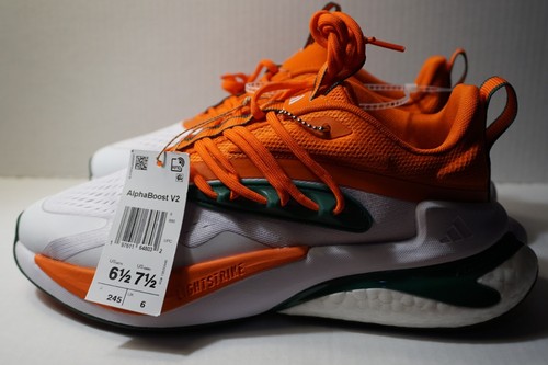 Adidas Alpha Boost V2 MENS 6.5 Womans 7.5 Miami Color Wave | eBay
