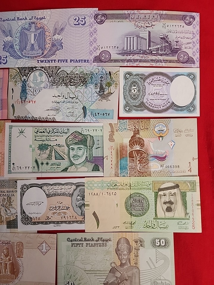 22 Middle East Paper Money Uncirculated,Crisp DIFFERENT Years H500 | eBay