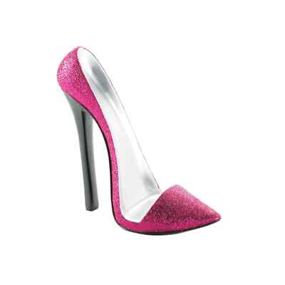 Pink Sparkle Stiletto Heel Shoe Cell Phone Holder Desktop | eBay