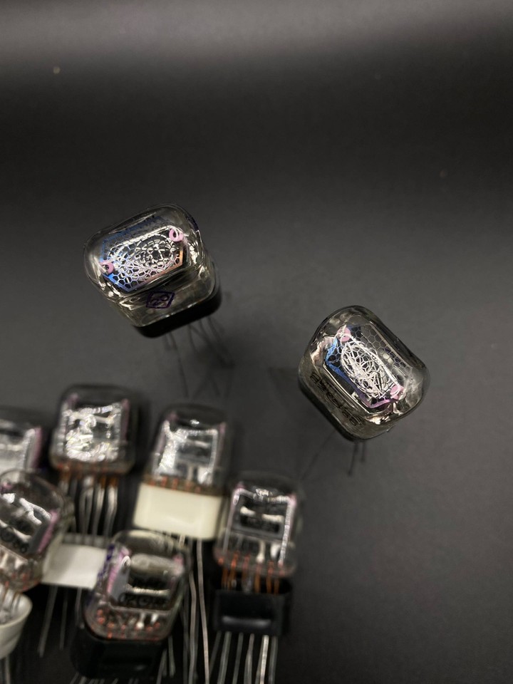 Lot of 8 IN-17 ИН-17 Nixie Tube, 9mm Digit Glow Indicator NEW SAME DATE ...