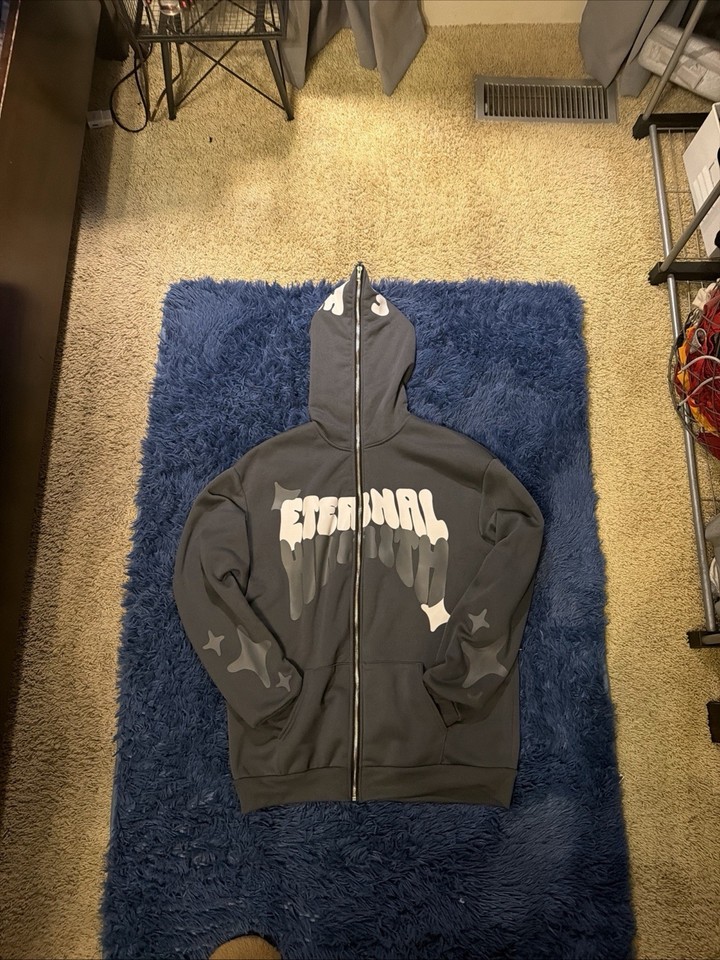 Grey Full zip graphic Eternal Wraith hoodie/pullover/longsleeve XL | eBay