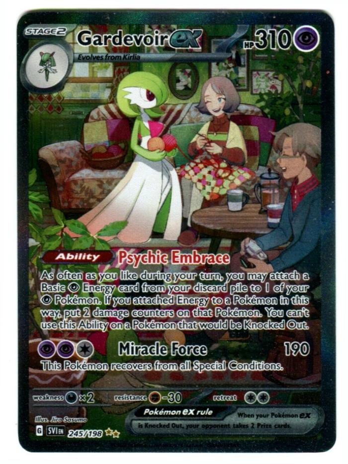 Gardevoir ex 2023 Scarlet & Violet #245/198 Special Illustration Rare ...