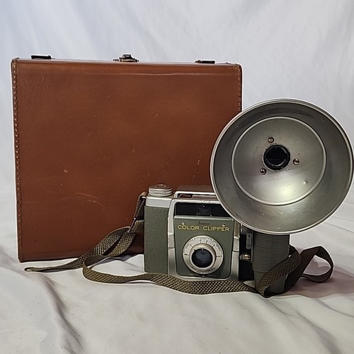 Vintage ANSCO Color Clipper Film Camera - uses 120 Film - Case, Strap ...