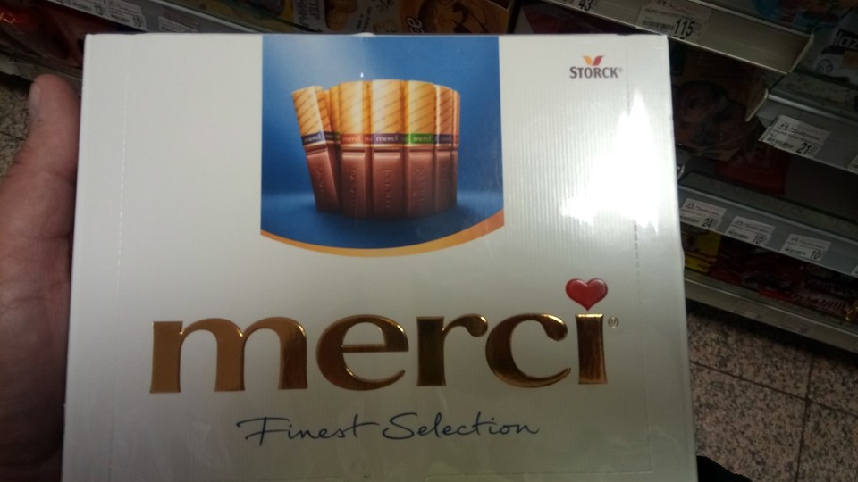STORCK - MERCI Finest Selection Milk + Dark Chocolate 250g - German ...
