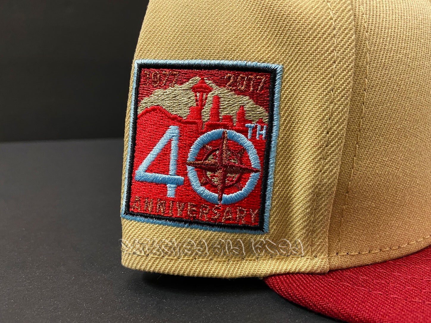 EXCLUSIVE SEATTLE MARINERS FITTED HAT VEGAS GOLD RED 40TH ANNIVERSARY ...