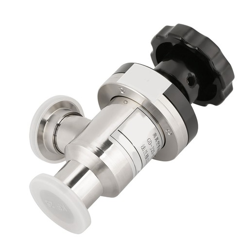 KF16 High Vacuum Manual Right Angle Isolation Flapper Valve Stainless ...