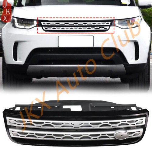 Front Bumper Grille Grill x For Land Rover Discovery 5 2017-2021 Shiny ...