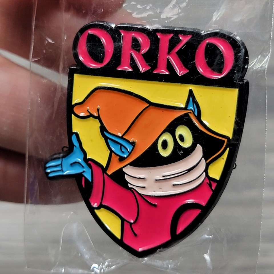 MOTU Orko Enamel Pin Masters of the Universe Funko Mattel Hat Tie Vest ...
