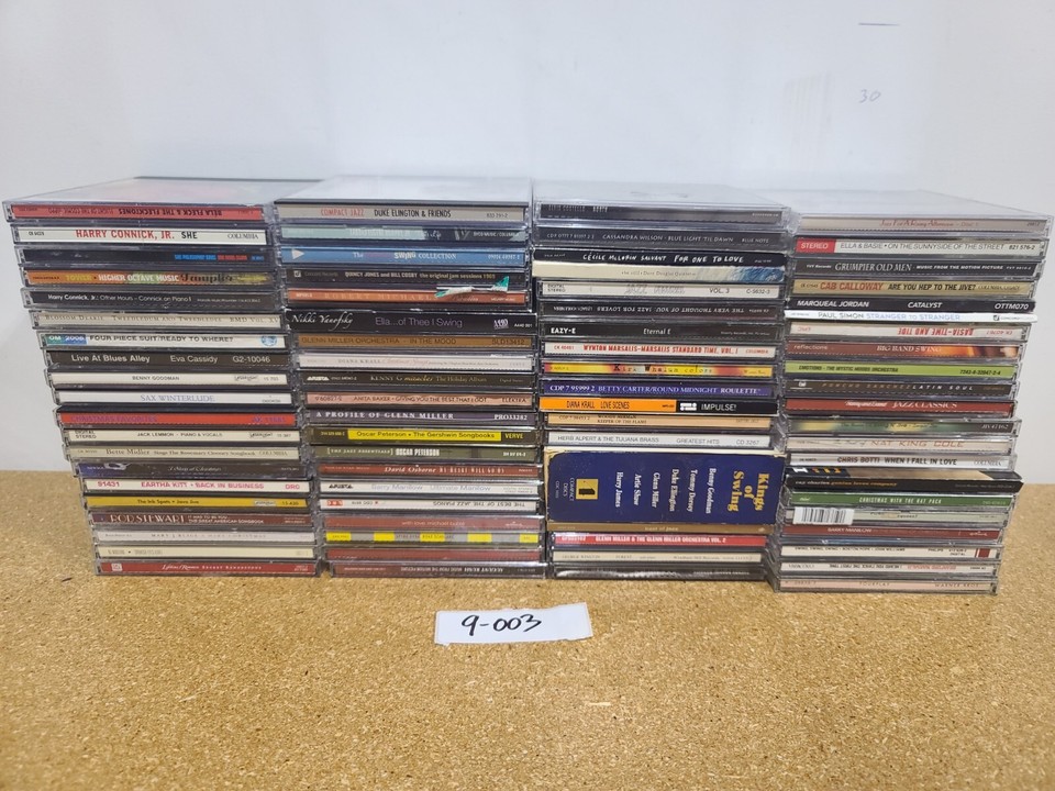 80 Lot Wholesale Random Assorted Audio CDs With Case & Original Artwork ...