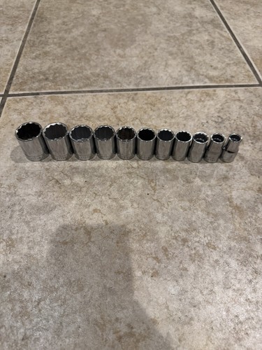 VINTAGE CRAFTSMAN G SERIES 1/2” DRIVE 11 PC SOCKET SET 1 1/16”- 7/16 | eBay