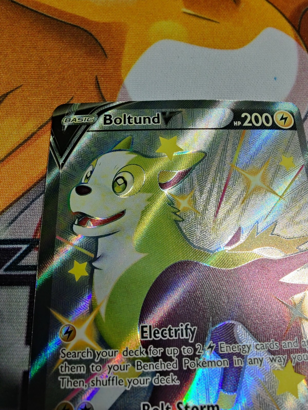 Boltund V Shiny Full Art ERROR MISPRINT LP Black Star Promo SWSH085 ...