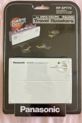 Panasonic RP-SPT70 Vintage Travel Active Speaker System | eBay