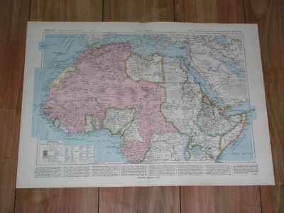 Pre-1900 - Map Of Algeria - 3