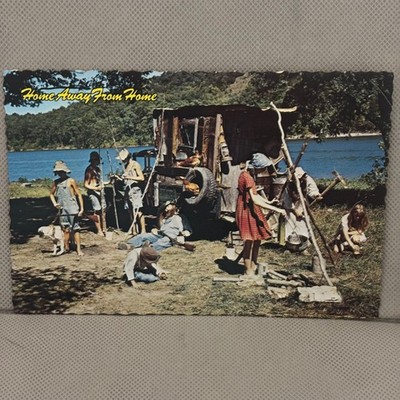 Vintage Hillbilly Calendars Postcard Home Away From Home Cabin Scene | eBay