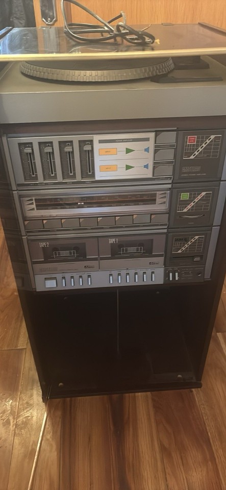 Amstrad TS39 Tower System, a type of hi-fi stereo system from the 1980s ...