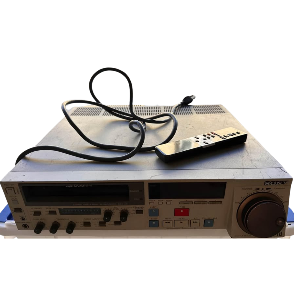 Vintage Rare Sony GCS-50 Super Beta hi-fi Betamax Stereo Recorder VCR w ...