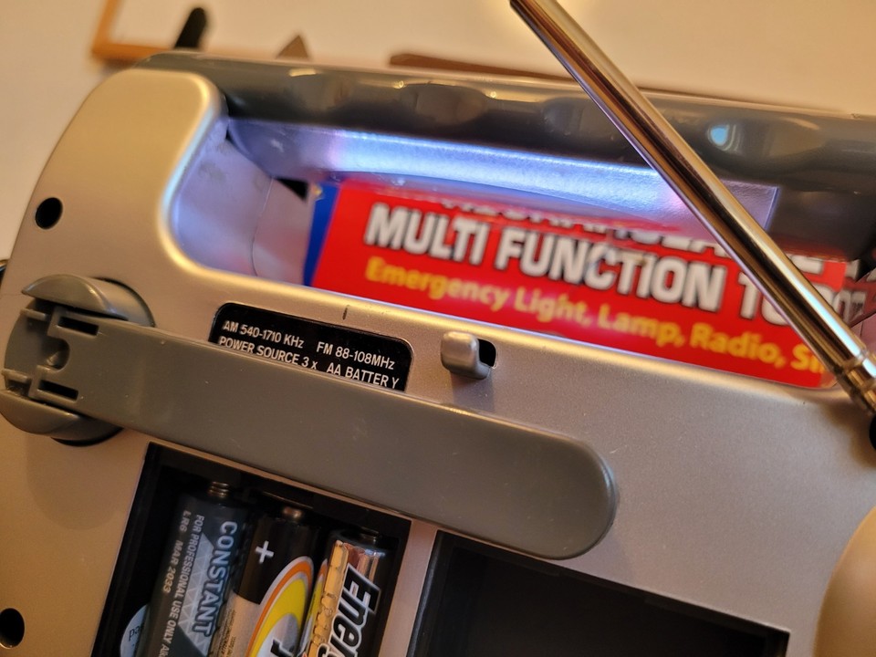 Rechargeable Wind Up / Battery And Solar | eBay UK