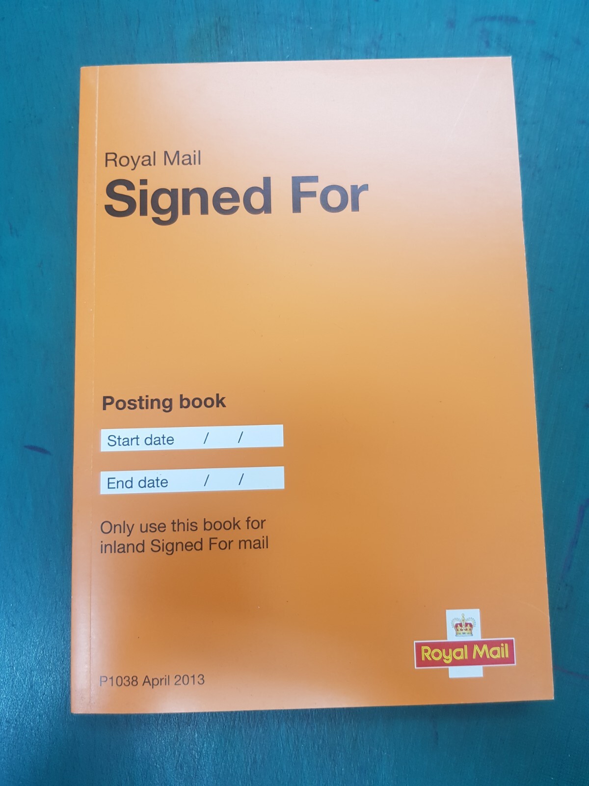 Royal Mail Signed for Postage book New | eBay UK