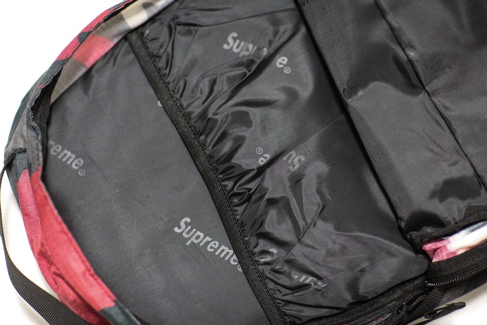Supreme Red Camo Backpack SS21 Rare | eBay