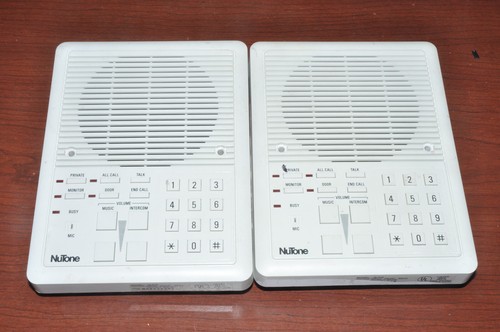 Two NuTone IS-515, 5" Selective call Intercom Speaker - Biscuit color ...