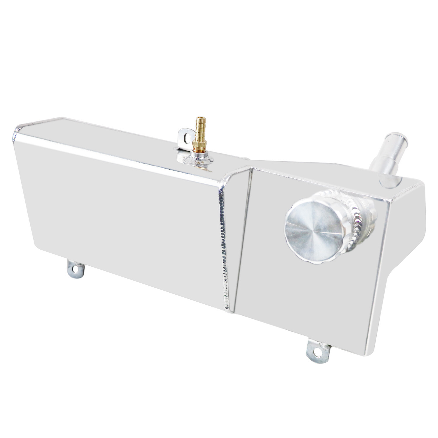 Overflow Aluminum Coolant Tank For 96-04 Ford Mustang GT SVL Cobra Mach ...