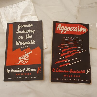 WW2 Vintage Book BRITISH POLITICS CONSCRIPTION OPPOSITION AGGRESSION ...