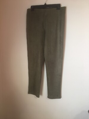 Solitaire Velvet Green Dress Pants Large Sz L | eBay