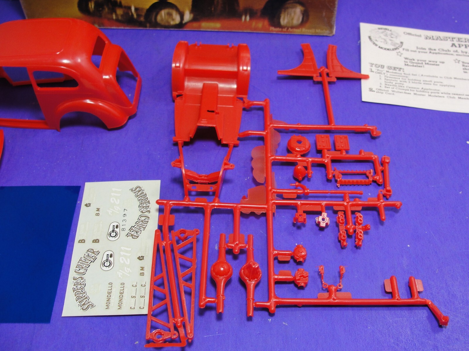 Revell Skippers Créature '51 Anglia Gasser 1/25 Echelle 1970 Modèle Kit ...