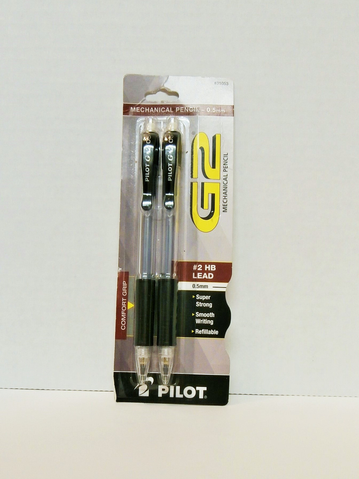 PILOT G2 MECHANICAL PENCIL #2 HB LEAD 0.5mm (1 PK) 2 Mechanical pencils ...
