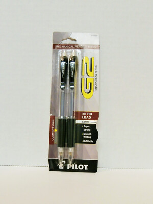 PILOT G2 MECHANICAL PENCIL #2 HB LEAD 0.5mm (1 PK) 2 Mechanical pencils ...