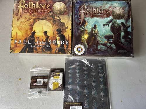 Folklore The Affliction Board Game Bundle Lot New Factory Sealed ...